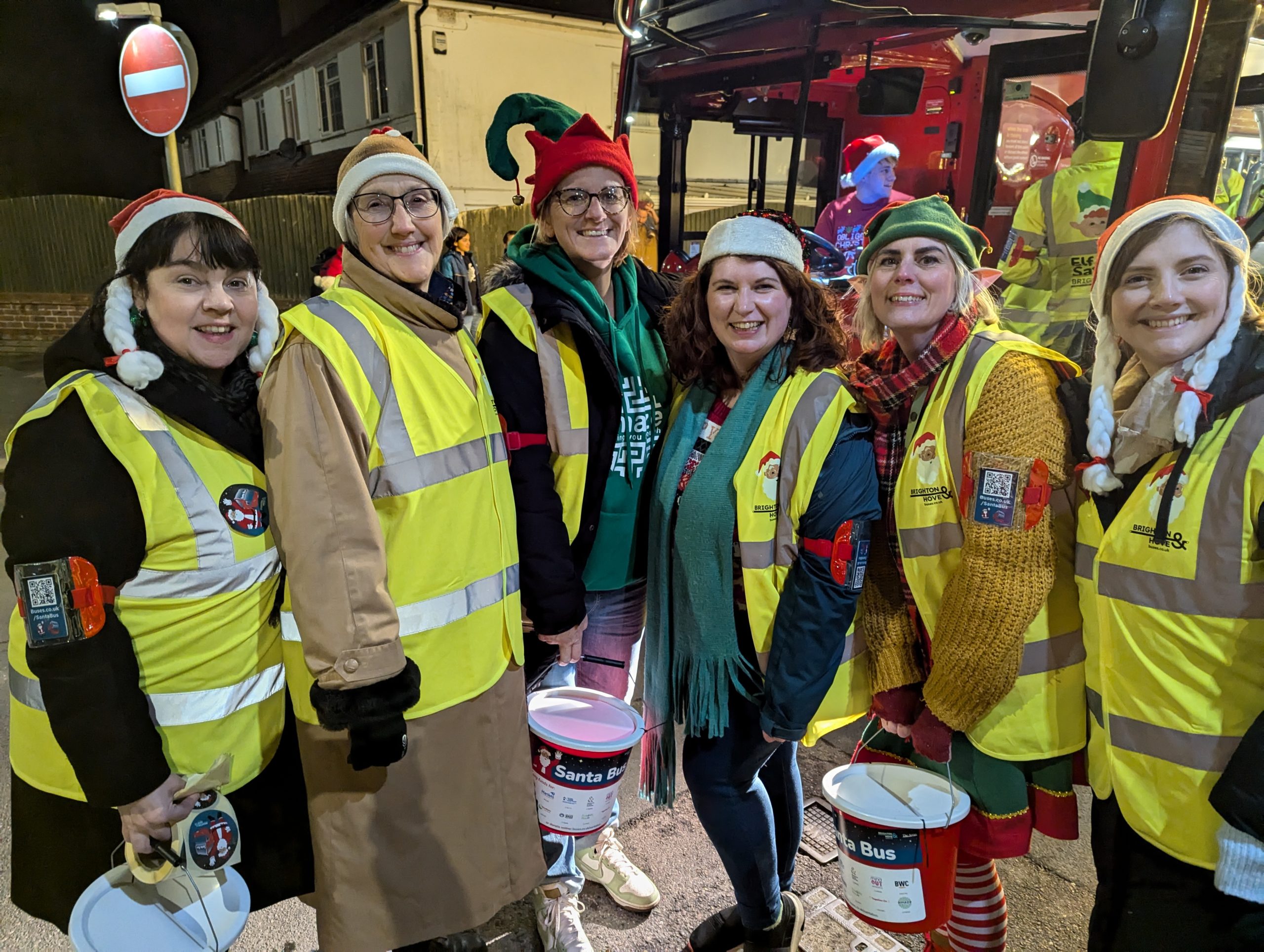 Santa Bus 2024 raises funds for Amaze - Amaze Sussex